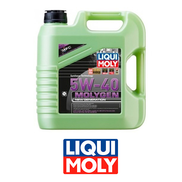 5W40 MOLYGEN NEW GENERAT DUAL 5L LIQUI MOLY - Tellantas